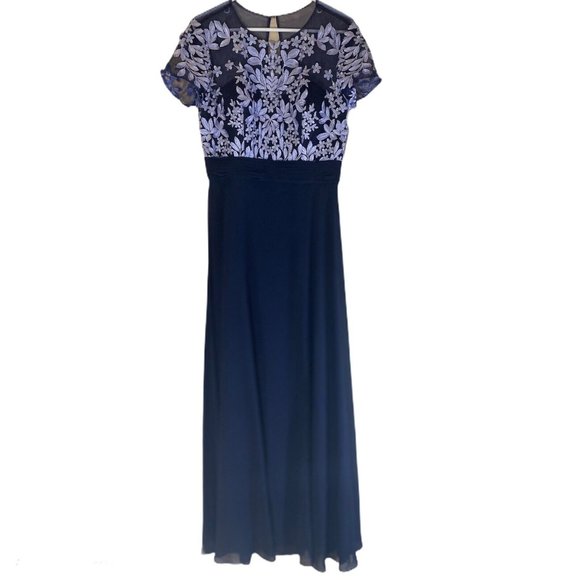 JS Collections | Dresses | Js Collections Lace Illusion Embroidered ...